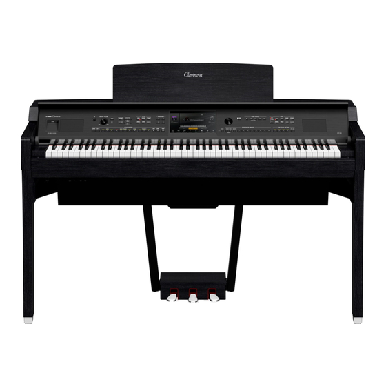YAMAHA CLAVINOVA CVP-805 REFERENCE MANUAL Pdf Download | ManualsLib