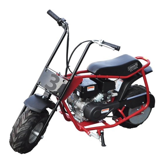 COLEMAN POWERSPORTS CC100X OWNER'S MANUAL Pdf Download | ManualsLib