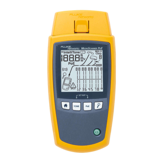 FLUKE MICROSCANNER MS-POE USER MANUAL Pdf Download | ManualsLib