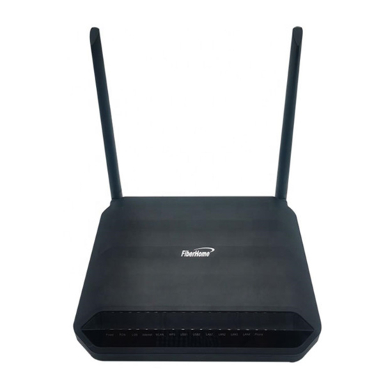 FIBERHOME HG6143D PRODUCT MANUAL Pdf Download | ManualsLib