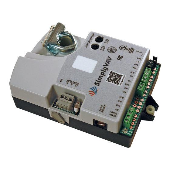 KMC CONTROLS SIMPLYVAV BAC-8000 SERIES QUICK START MANUAL FOR ...