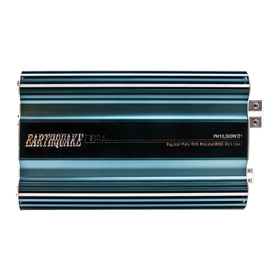 EARTHQUAKE PH10000W/D1 AMPLIFIER BROCHURE | ManualsLib