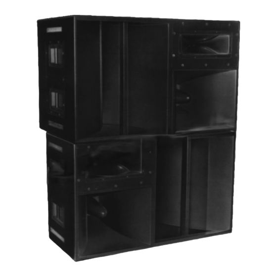 EAW KF550 SPEAKER SYSTEM SPECIFICATIONS | ManualsLib