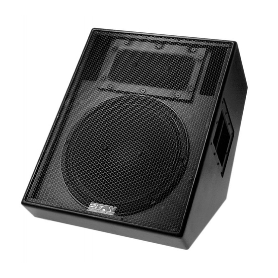 EAW SM155 SPEAKER SPECIFICATIONS | ManualsLib