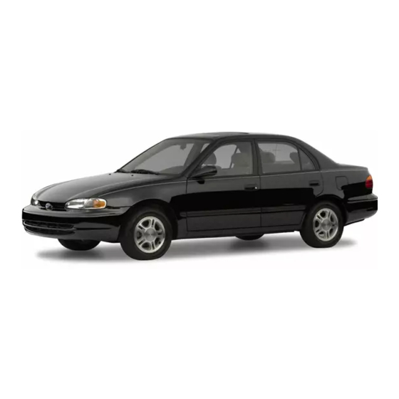 CHEVROLET 2001 PRIZM AUTOMOBILE OWNER'S MANUAL | ManualsLib