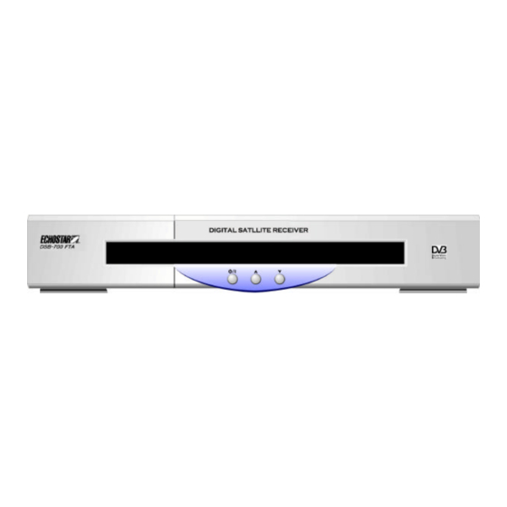 ECHOSTAR DSB-700 FTA RECEIVER USER MANUAL | ManualsLib