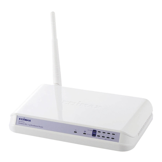 EDIMAX BR-6204WG WIRELESS ROUTER SPECIFICATIONS | ManualsLib
