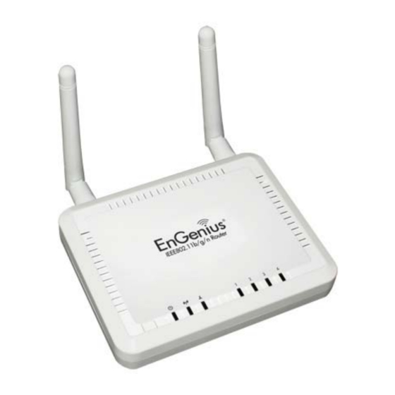 ENGENIUS ESR-9752 NETWORK ROUTER SPECIFICATIONS | ManualsLib