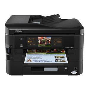 EPSON WORKFORCE 840 ALL IN ONE PRINTER QUICK MANUAL | ManualsLib