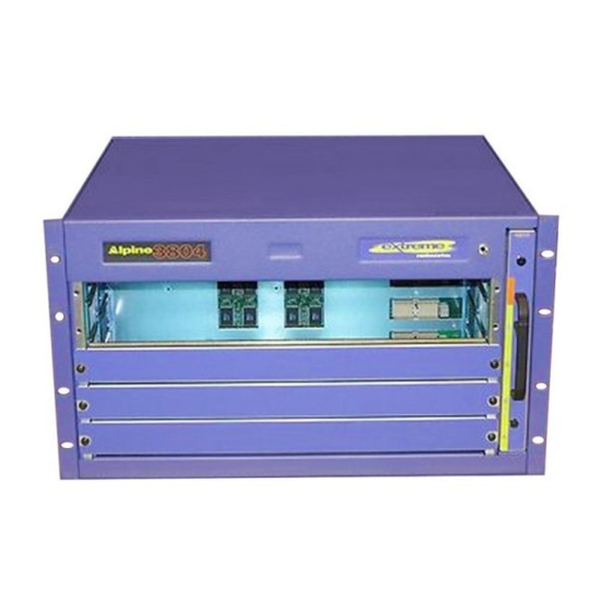 EXTREME NETWORKS ALPINE 3804 SWITCH HARDWARE MANUAL | ManualsLib