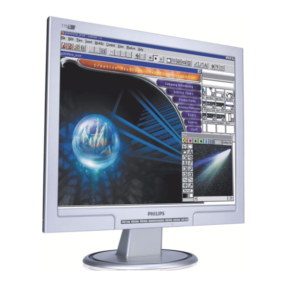 PHILIPS 170S7FS SPECIFICATIONS Pdf Download | ManualsLib