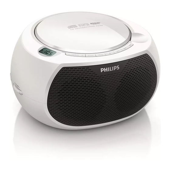 PHILIPS AZ380W/12 QUICK MANUAL Pdf Download | ManualsLib