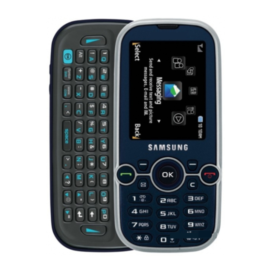 SAMSUNG SGH-T469V USER MANUAL Pdf Download | ManualsLib