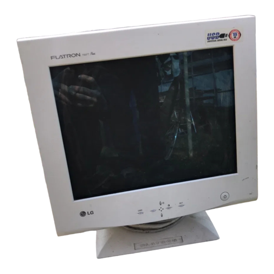 LG FLATRON 795FT PLUS MANUAL Pdf Download | ManualsLib