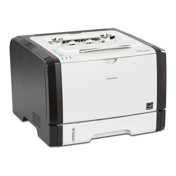 RICOH SP 320DN/SP USER MANUAL Pdf Download | ManualsLib