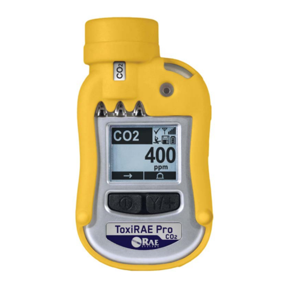 RAE TOXIRAE PRO CO2 USER MANUAL Pdf Download | ManualsLib