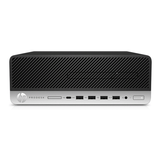 HP PRODESK 600 G4 MICROTOWER BUSINESS DISASSEMBLY INSTRUCTIONS MANUAL ...