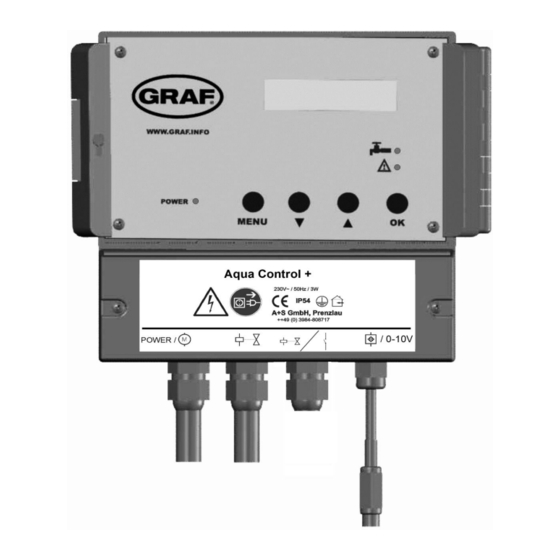 GRAF AQUACONTROL + USER INFORMATION Pdf Download | ManualsLib