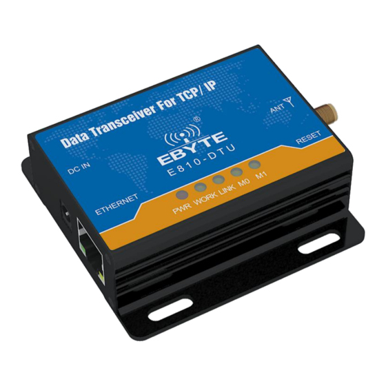 EBYTE E810 SERIES USER MANUAL Pdf Download | ManualsLib