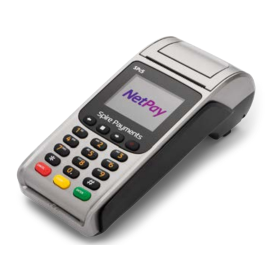 NETPAY SPIRE SPC50 MANUAL Pdf Download | ManualsLib