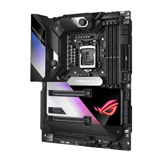 ASUS ROG MAXIMUS XII FORMULA MANUAL Pdf Download | ManualsLib