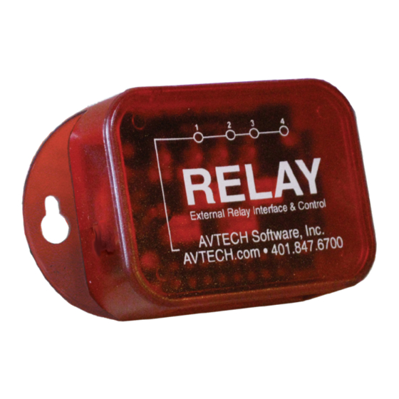 AVTECH RMA-RELAY-SEN INSTALLATION NOTE Pdf Download | ManualsLib