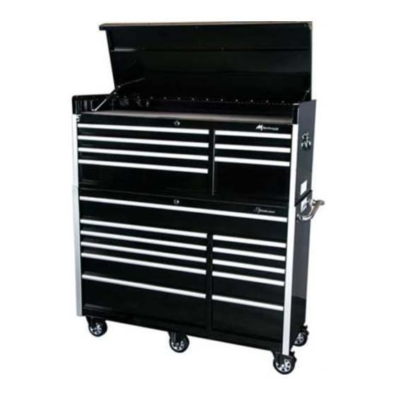 MONTEZUMA 56" TOOL CHEST AND CABINET INSTRUCTION MANUAL Pdf Download ...