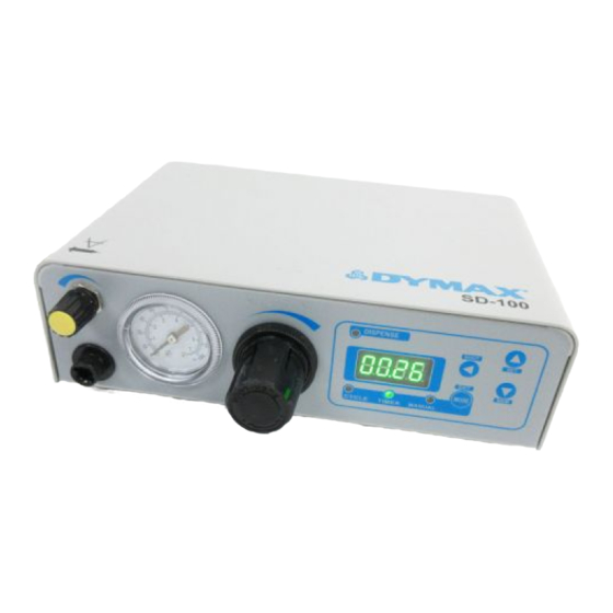 DYMAX SD-100 USER MANUAL Pdf Download | ManualsLib