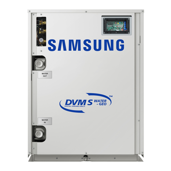 SAMSUNG VRF DVM S WATER TECHNICAL DATA BOOK Pdf Download | ManualsLib