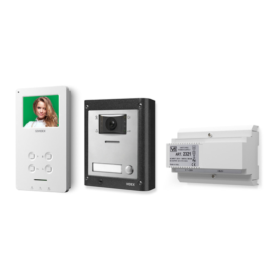 VIDEX 2 WIRE ESVK/6388 SERIES INSTALLATION HANDBOOK Pdf Download ...