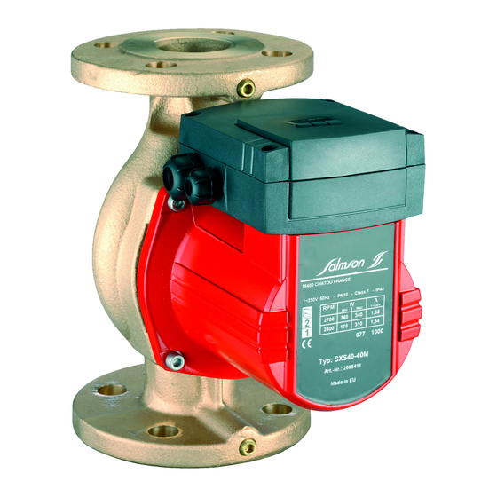 SALMSON SXS INSTALLATION AND STARTING INSTRUCTIONS Pdf Download ...