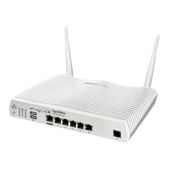 DRAYTEK VIGOR2866 SERIES QUICK START MANUAL Pdf Download | ManualsLib