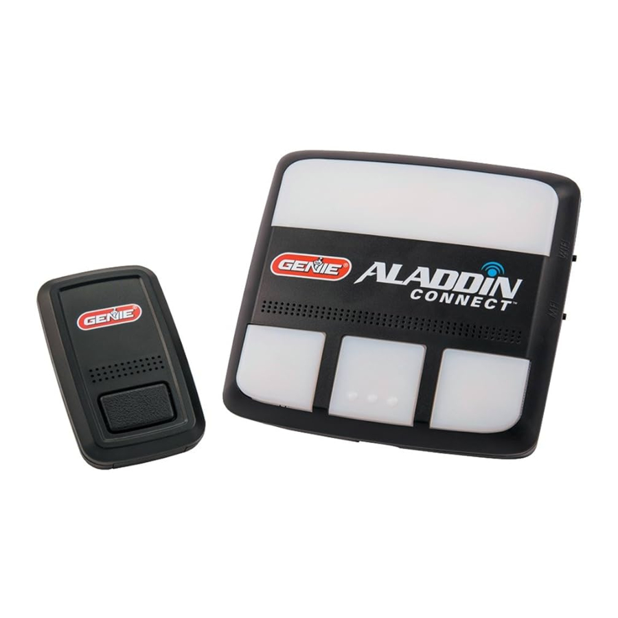 Genie ALADDIN CONNECT Manual | ManualsLib