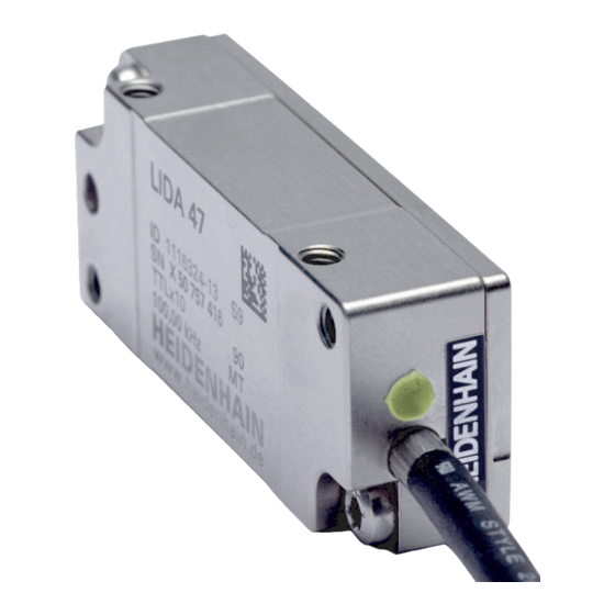 HEIDENHAIN LIDA 400 SERIES MOUNTING INSTRUCTIONS Pdf Download | ManualsLib