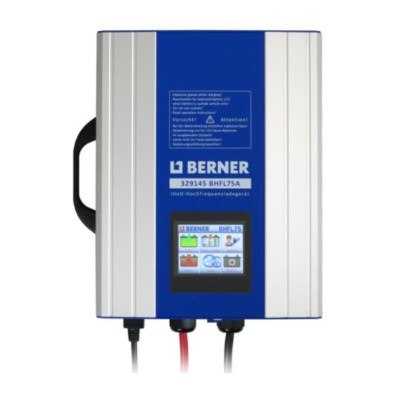 BERNER BHFL SERIES OPERATING MANUAL Pdf Download | ManualsLib