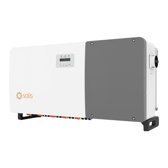 GINLONG SOLIS-75K-5G-US INSTALLATION AND OPERATION MANUAL Pdf Download | ManualsLib