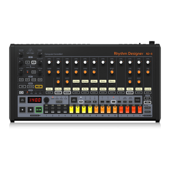 BEHRINGER RD-8 MKII USER MANUAL Pdf Download | ManualsLib