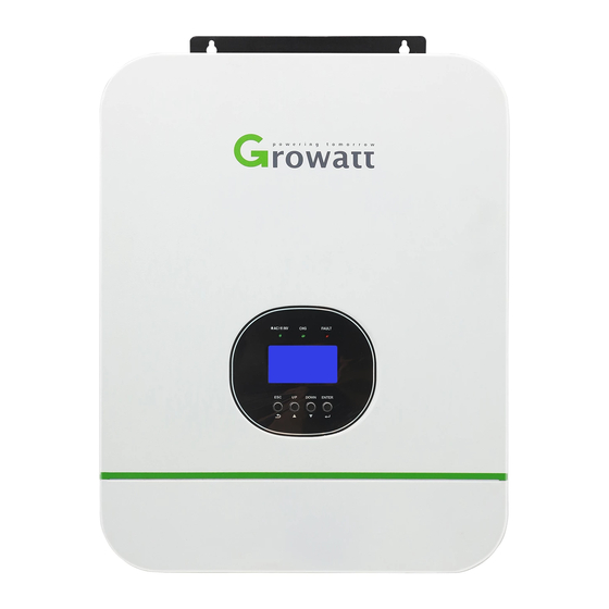 GROWATT SPF 3000TL LVM USER MANUAL Pdf Download | ManualsLib