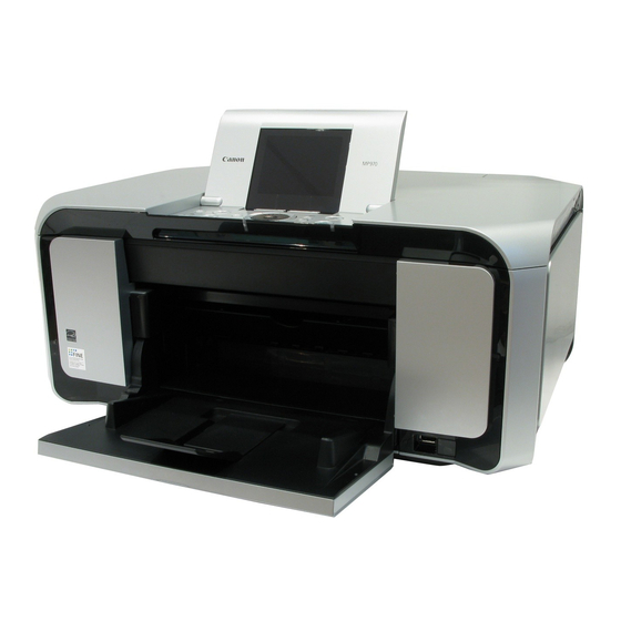 CANON MP970 SERVICE MANUAL Pdf Download | ManualsLib