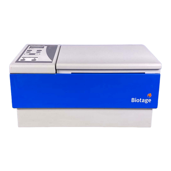 BIOTAGE TURBOVAP 96 USER MANUAL Pdf Download | ManualsLib