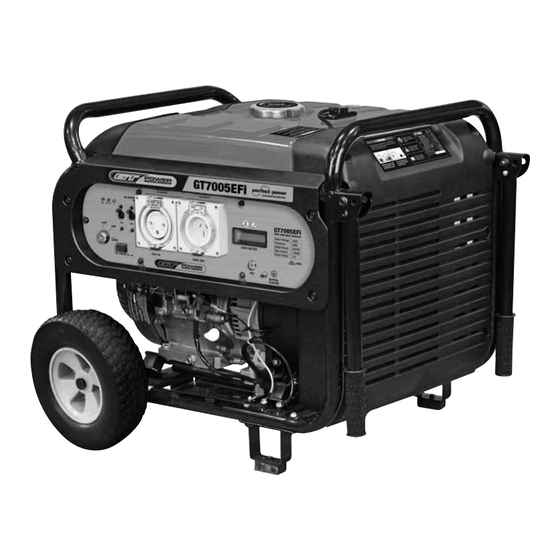GT POWER GT7005EFI OPERATING INSTRUCTIONS MANUAL Pdf Download | ManualsLib