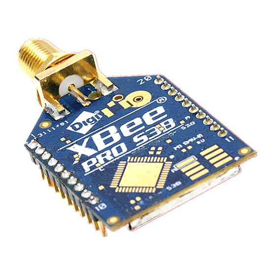 DIGI XBEE-PRO 900HP USER MANUAL Pdf Download | ManualsLib