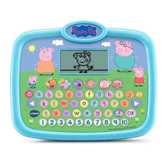 VTECH PEPPA PIG LEARN & EXPLORE TABLET 5466 PARENTS' MANUAL Pdf ...