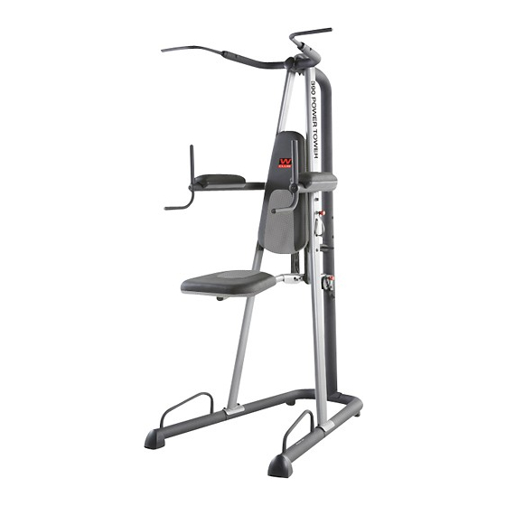 WEIDER CLUB 390 POWER TOWER USER MANUAL Pdf Download | ManualsLib