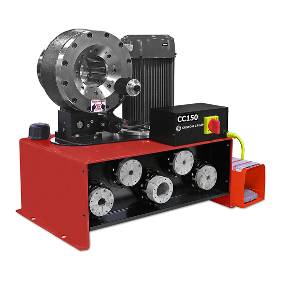 CUSTOM CRIMP CC150 OPERATOR'S MANUAL Pdf Download | ManualsLib