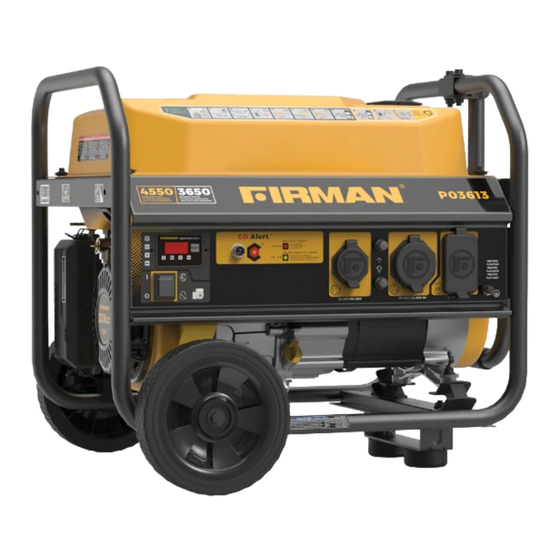 FIRMAN P03613 OPERATOR'S MANUAL Pdf Download | ManualsLib