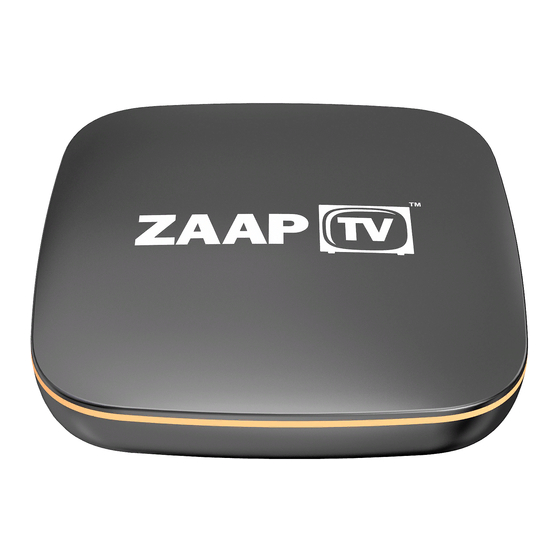 ZAAPTV HD809N USER MANUAL Pdf Download | ManualsLib