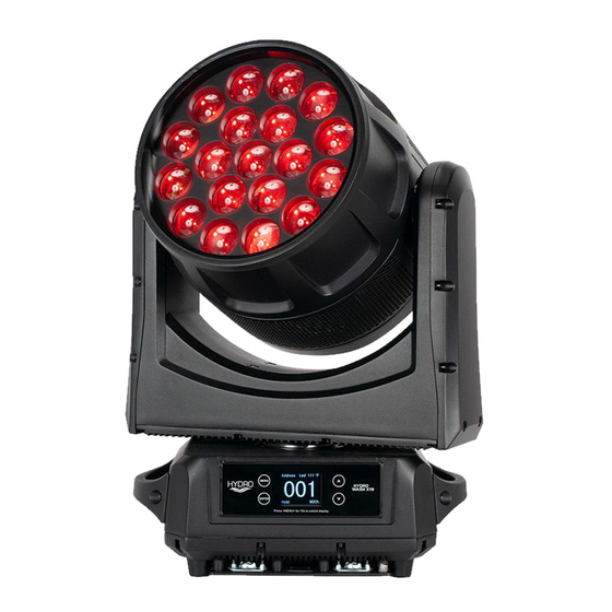 ADJ HYDRO WASH X19 USER MANUAL Pdf Download | ManualsLib