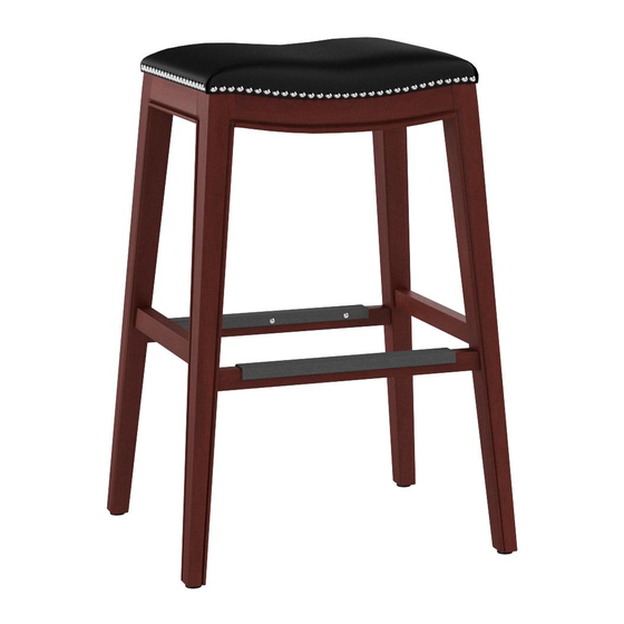 DTY INDOOR LIVING SADDLE STOOL IF-1001 QUICK START MANUAL Pdf Download ...