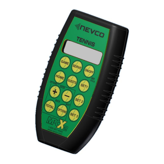 NEVCO SCOREBOARD MPCX2 OPERATOR INSTRUCTIONS MANUAL Pdf Download | ManualsLib
